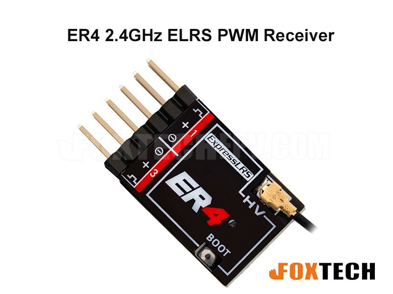 ER4 2.4GHz ELRS PWM Receiver