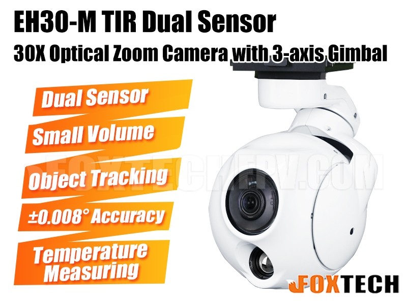 30x Optical Zoom 1080P HD EO+IR Dual Sensors with Object Tracking ...