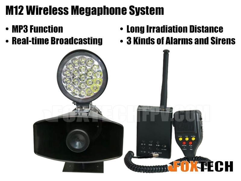 M12 Wireless Megaphone System for Drone