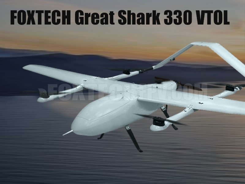 FOXTECH Great Shark 330 VTOL for Inspection Mapping and Survey