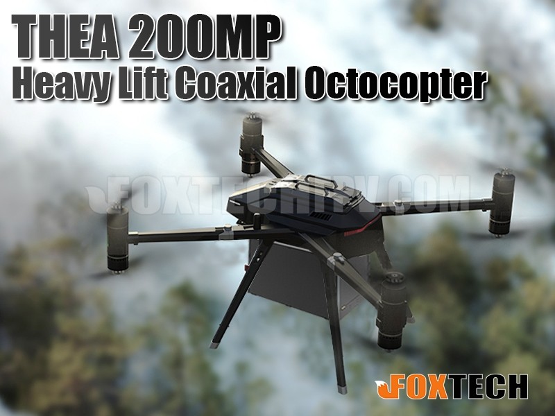 THEA 200MP Heavy Lift Drone Coaxial Octocopter for Firefighting ...