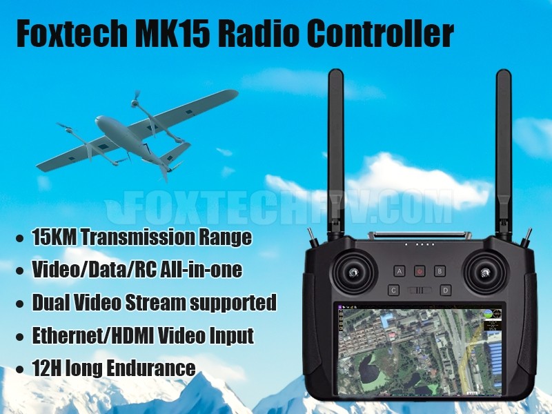 MK15 Long Range Radio Controller with Datalink Videolink RC and Android ...