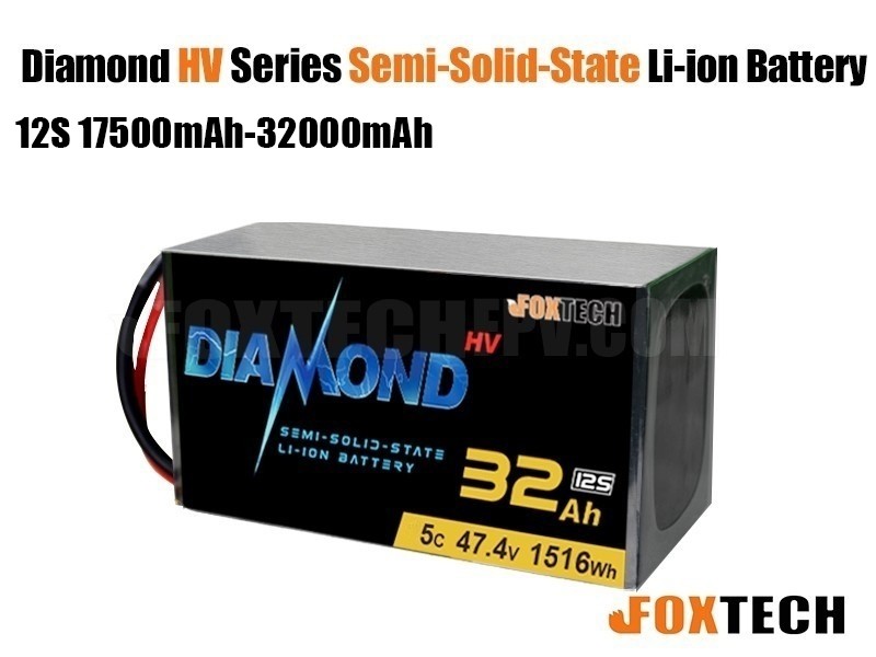 Diamond HV High Voltage 4.45V Series Semi-Solid-State Li-ion Battery ...