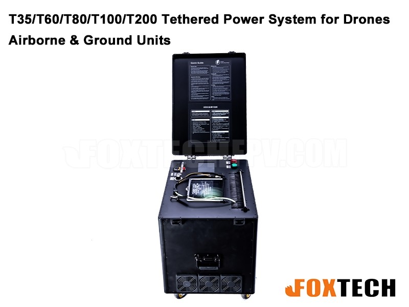 T35/T60/T80/T100/T200 Tethered Drone Power Supply System – Airborne & Ground Units