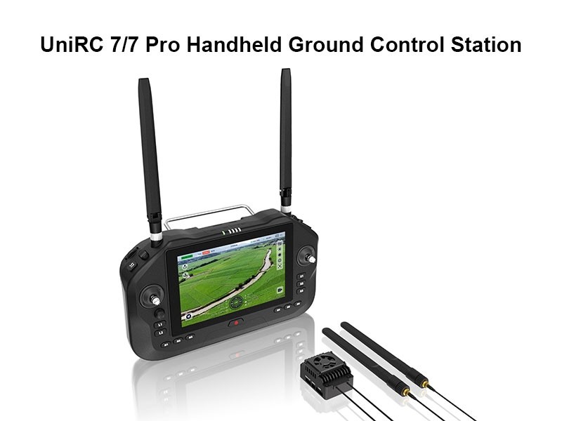 UniRC 7 / 7 Pro Handheld Ground Station – 40 KM Range, 4K Video, Dual ...