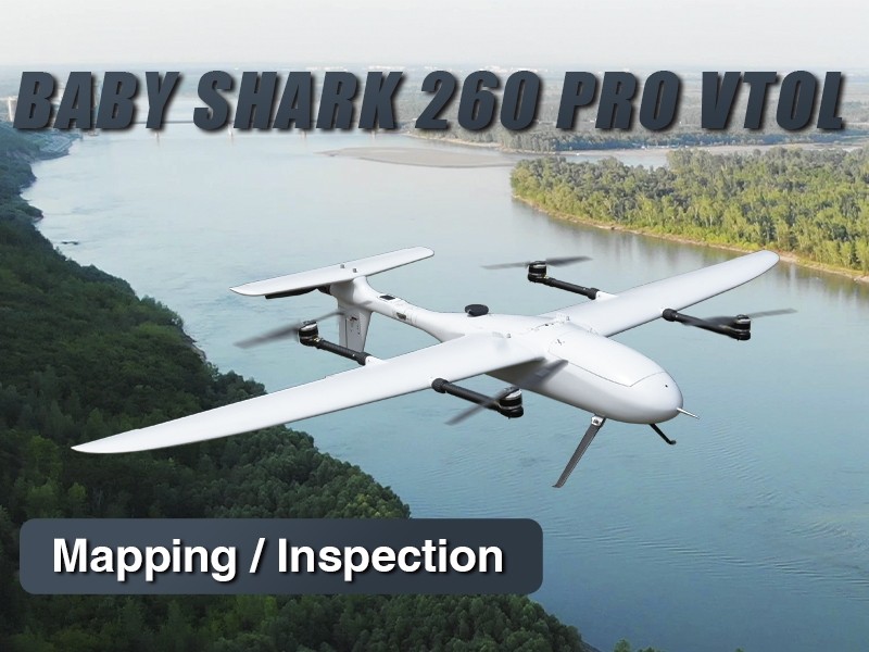 BABY SHARK 260 PRO Long-endurance VTOL Inspection and Mapping Drone