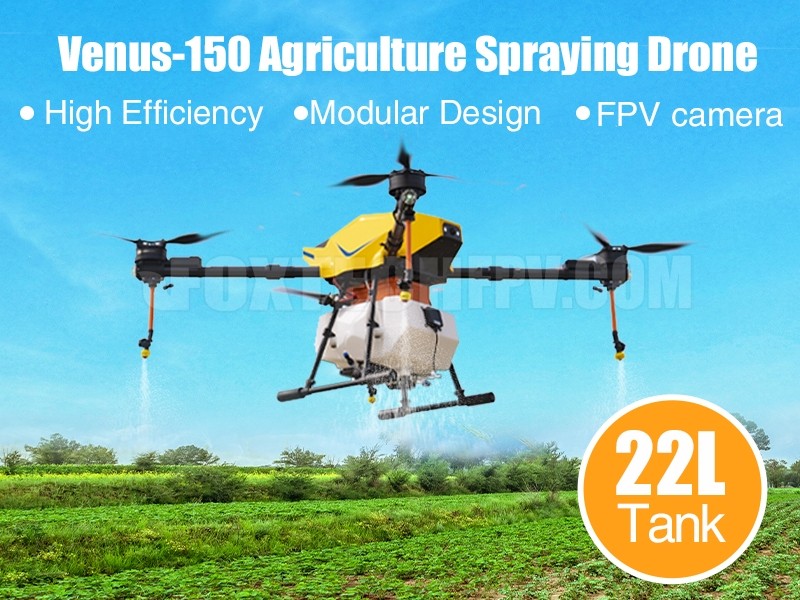 Venus-150 22L capacity foldable drone with HD camera and GPS ...