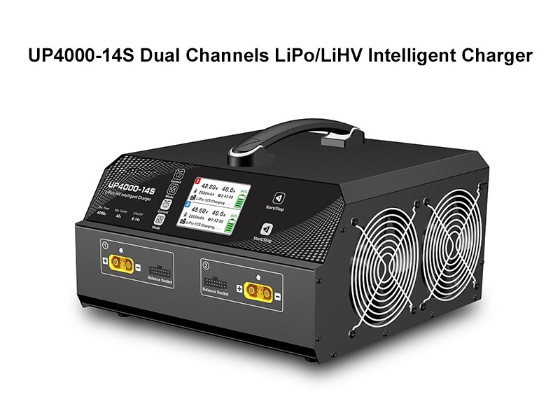 UP4000-14S Dual Channels LiPo/LiHV Intelligent Charger