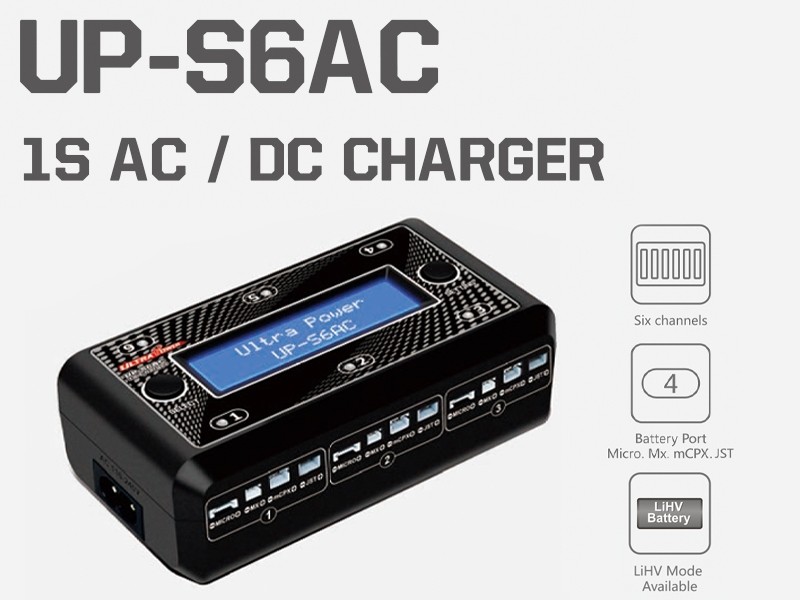 Ultra Power UP-S6AC 1S AC/DC Charger
