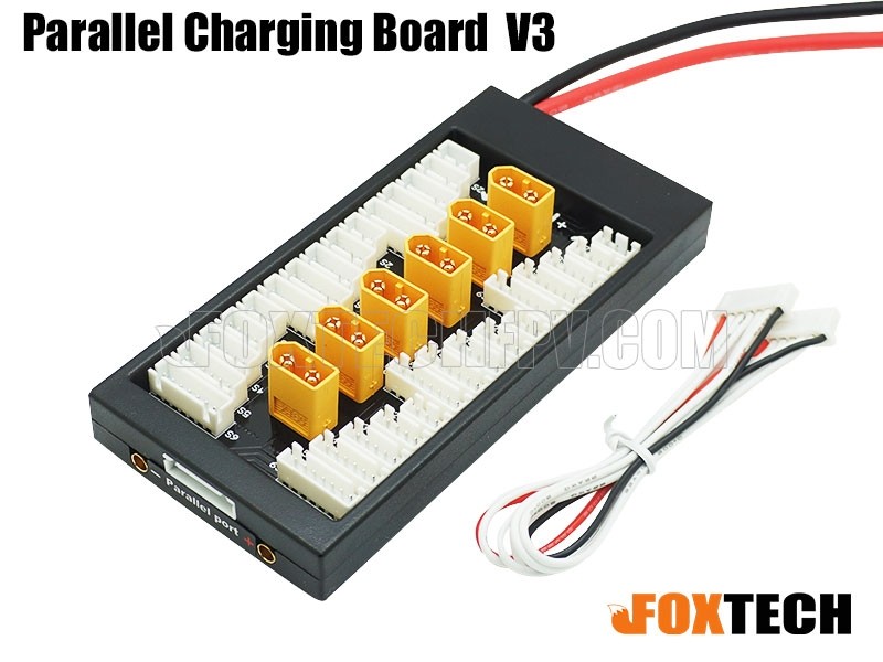 Paraboard V3 Parallel Charging Board For Lipos With Xt60 Connector