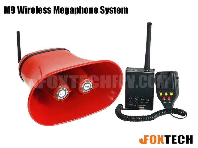 Wireless Megaphone System for Drone