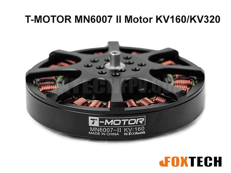 T-MOTOR MN6007 II Motor KV160/KV320 for VTOL Multirotor