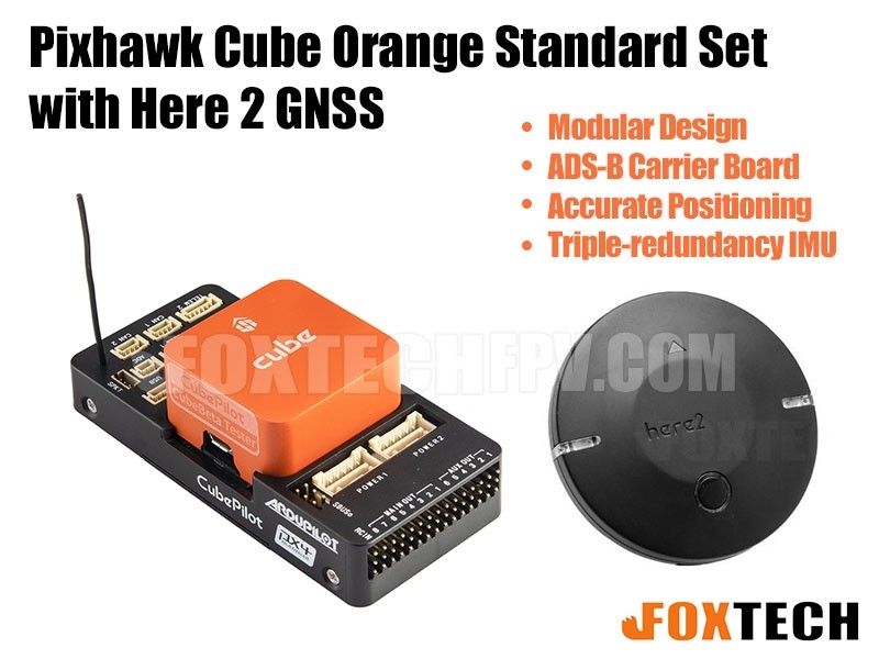 Pixhawk Cube Orange Standard Set with Here 2 GNSS