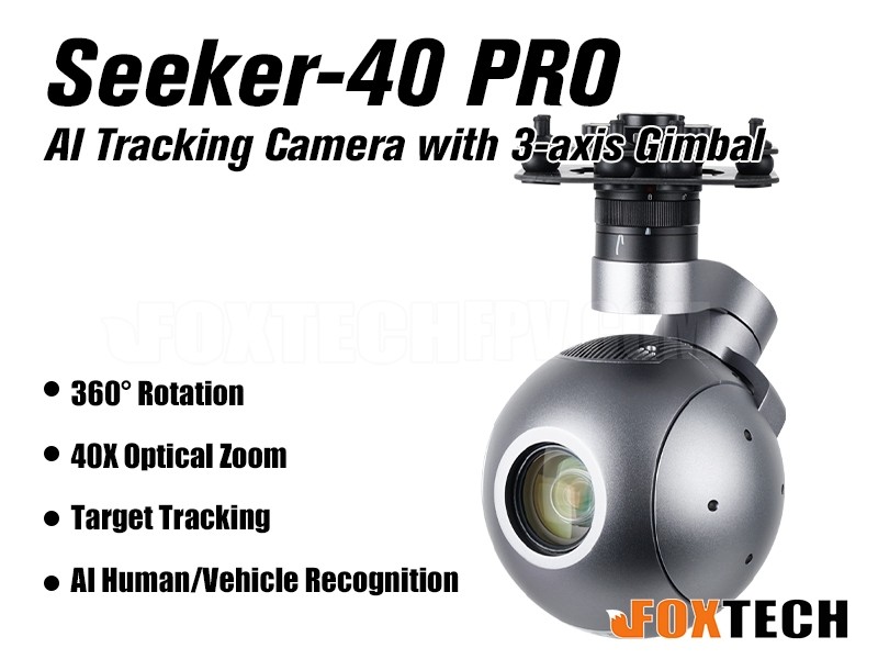 Seeker-40 PRO 40X Optical Zoom Camera with AI Object Tracking