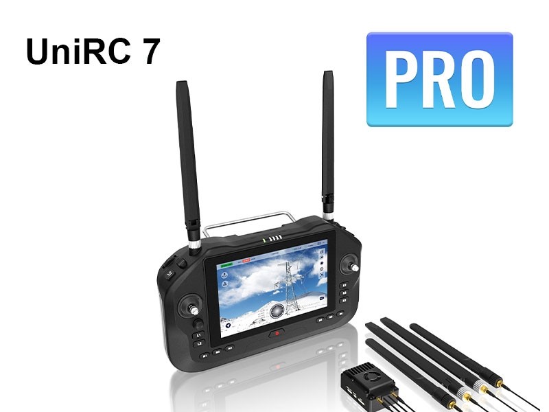 UniRC 7 / 7 Pro Handheld Ground Station – 40 KM Range, 4K Video, Dual ...