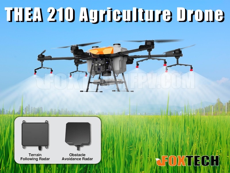 28L 40min Hybrid Spraying Agriculture Drone with 6 kW Generator