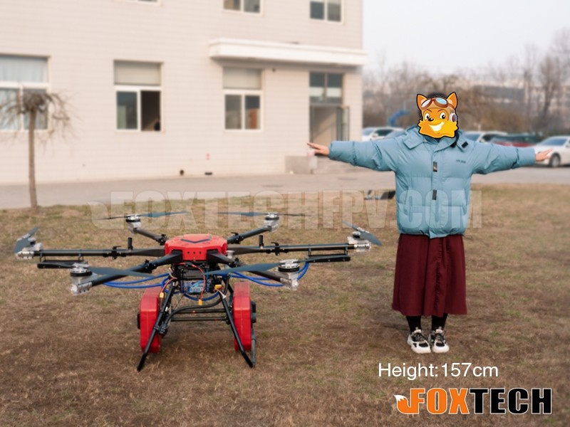 Foxtech Thor 210 Gasoline-electric Hybrid Heavy Load hexacopter for ...