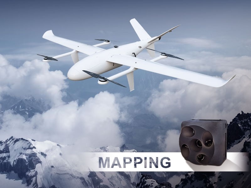 AYK-350 heavy load vtol for cargo delivery inspection mapping survey