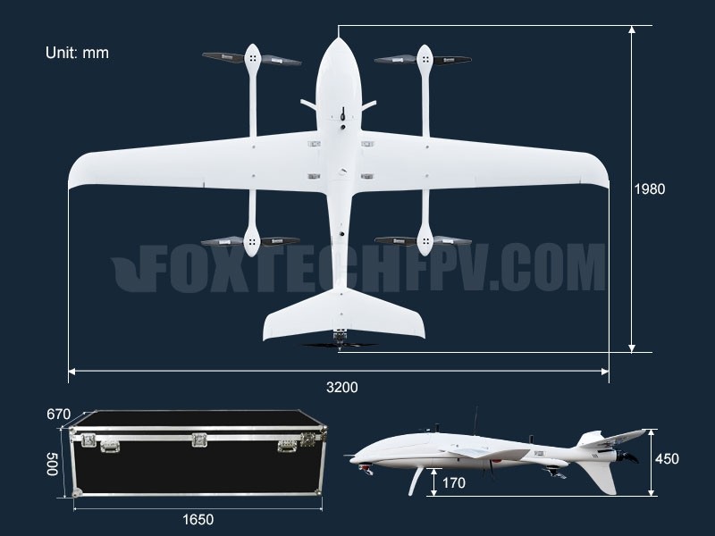 AYK-320 Long-endurance VTOL for Inspection and Mapping