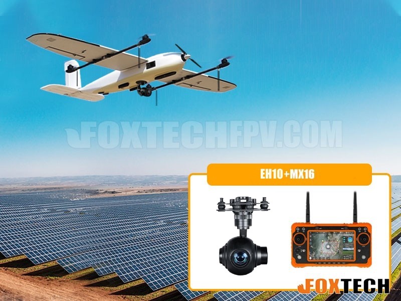 Foxtech Loong 2160 VTOL long range fixed-wing UAV drone for inspection ...