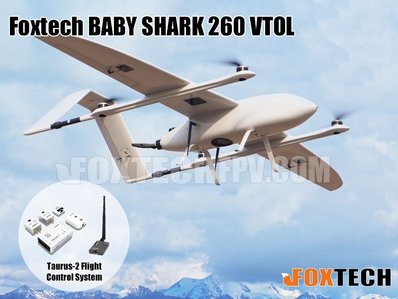 Foxtech BABY SHARK VTOL 260 for Inspection Mapping and Survey