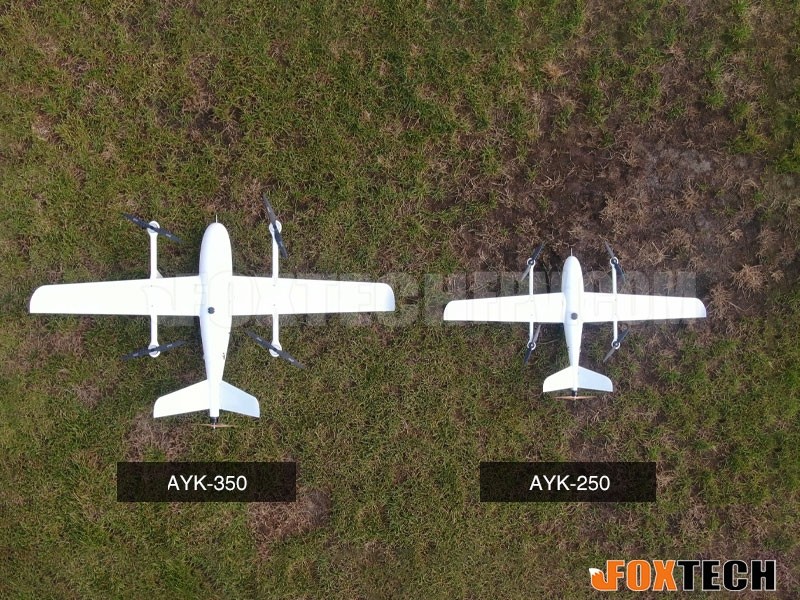 AYK-350 heavy load vtol for cargo delivery inspection mapping survey