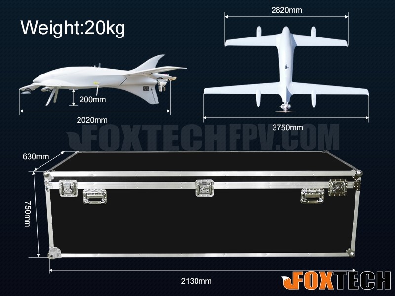 Foxtech Altair-370 Tandem-wing Hybrid VTOL (Temp)