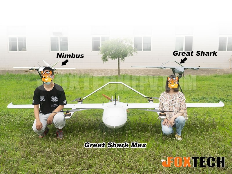 FOXTECH Great Shark Max 380 Hybrid long endurance and heavy payload ...