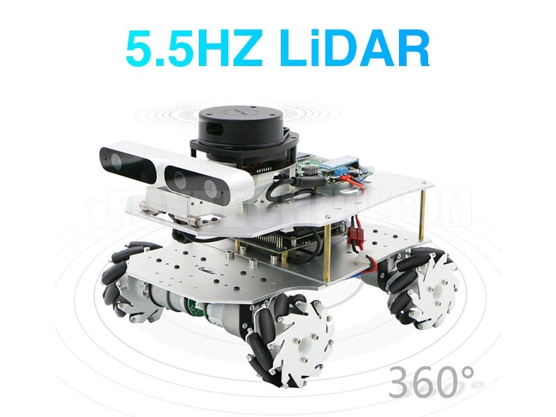 Mecanum Wheel Ros Navigation Obstacle Avoidance Robot Car With Slam 360 ...