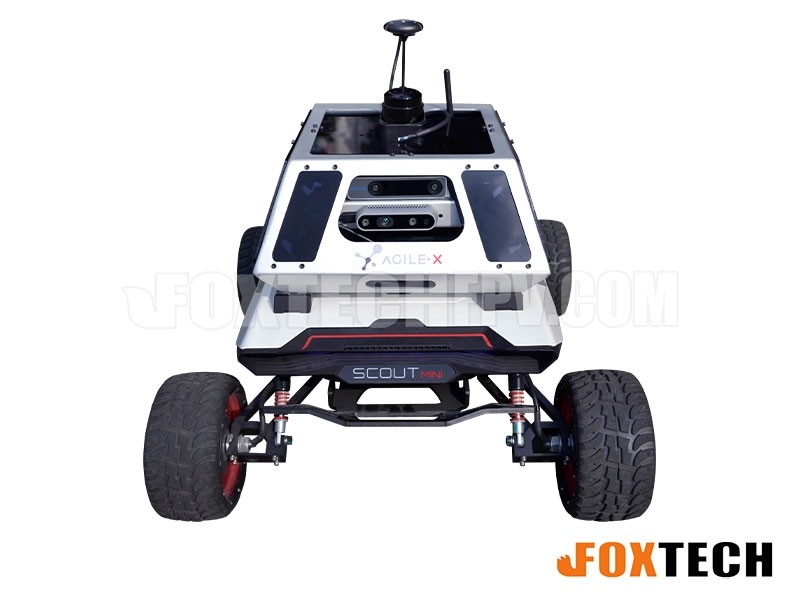 Foxtech AI ROS Scout Robotic Open-source Research Platform UGV with LiDAR