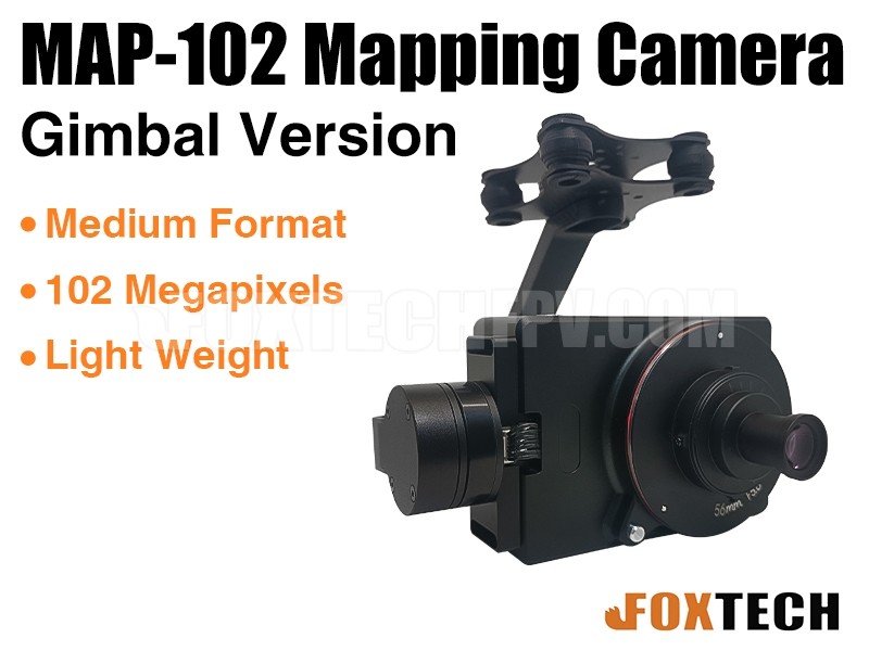 102MP Medium Format Lightweight Mapping Camera