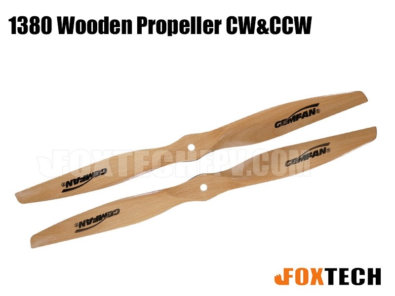 1380 Wooden Propeller CW&CCW