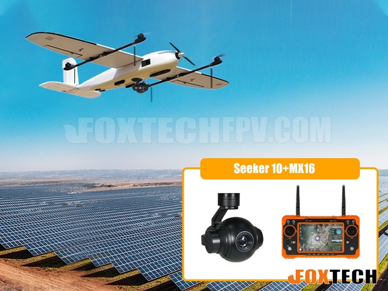 Foxtech Loong 2160 VTOL long range fixed-wing UAV drone for inspection ...